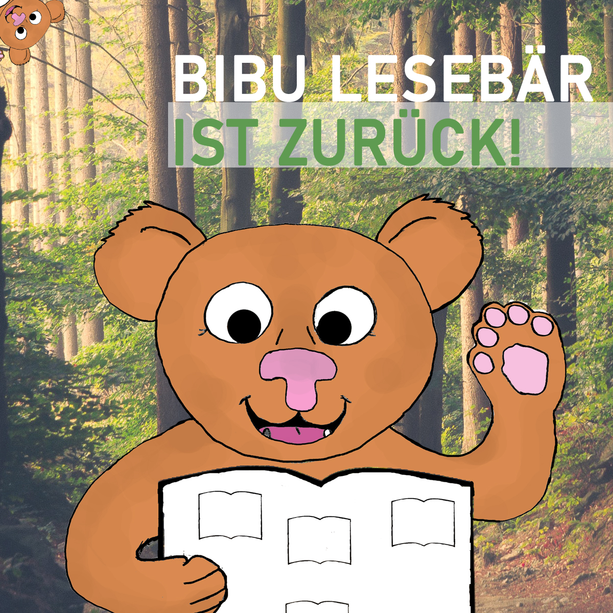 BIBU LESEBÄR IST ZURÜCK! | Bücherei Spielothek Fussach